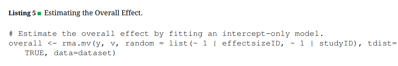 Fitting three-level meta-analytic models in R: A step-by-step tutorial ...