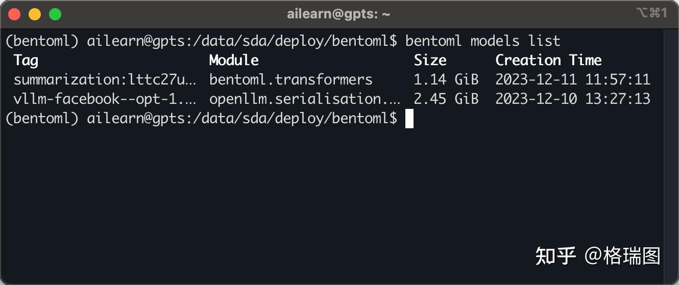 BentoML-0006-部署 Transformer 模型-01 - 知乎