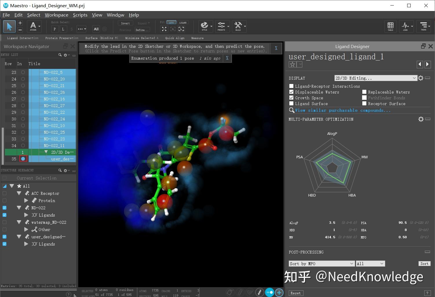 Schrödinger教程 | WaterMap-Guided Lead Optimization with the Ligand ...