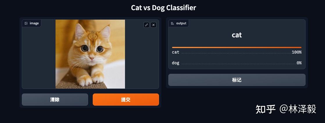 【图像分类】pytorch猫狗分类(完整源码swanlab可视化gradio Demo) 知乎
