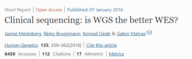 WGS与WES，哪一个更优？ - 知乎