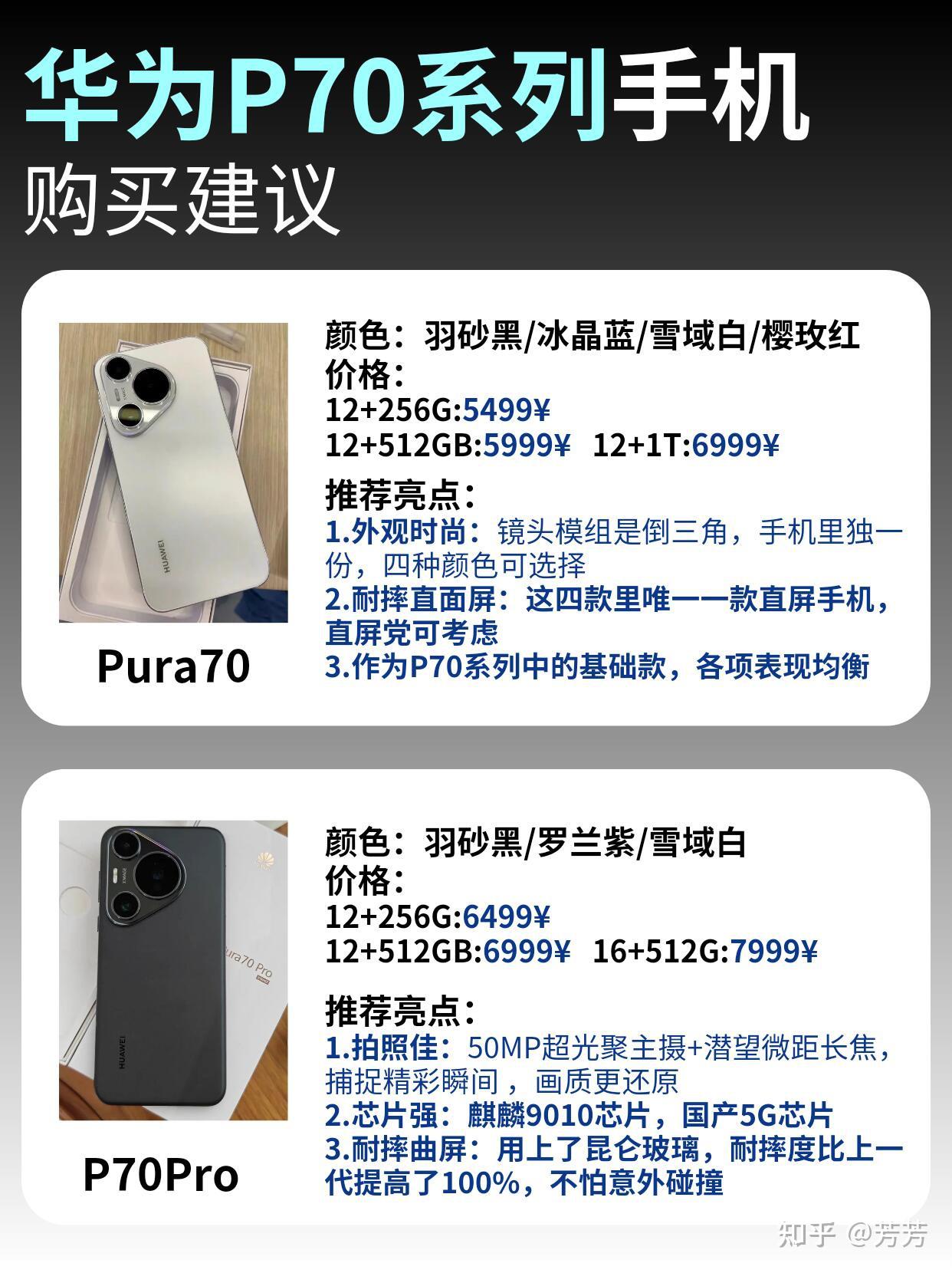 华为p70和p70pro怎么选 - 知乎
