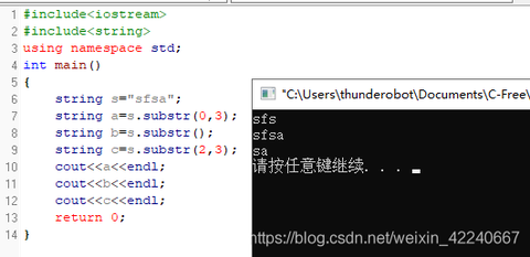 C++中substr()函数 - 知乎