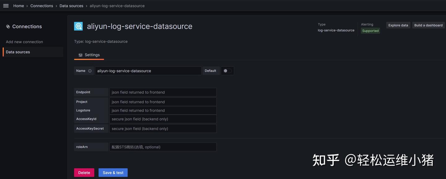 在Grafana 添加阿里云日志 SLS 数据源 | Grafana 查询阿里云日志 - 知乎