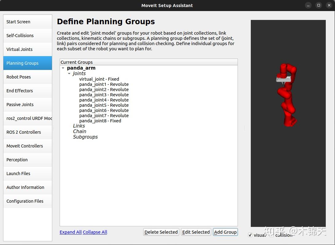【ROS2 & MoveIt2】MoveIt 2 Examples - MoveIt Setup Assistant - 知乎