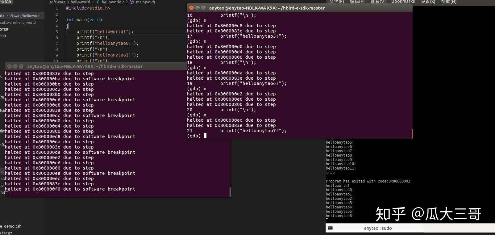 蜂鸟E203系列——Linux调试（GDB+Openocd） - 知乎