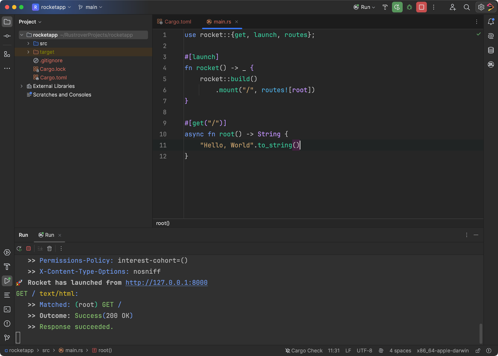 如何使用 Rocket 和 RustRover 编写您的第一个 Rust Web 应用 - 知乎