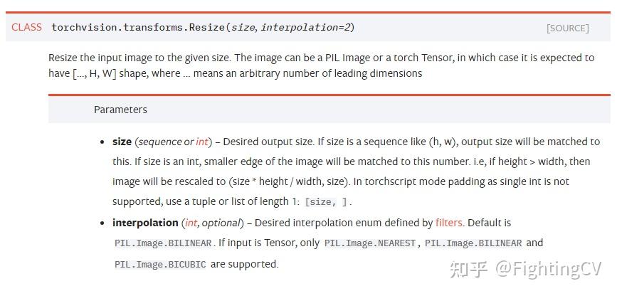 Pytorch笔记6. Resize()函数的插值计算 - 知乎