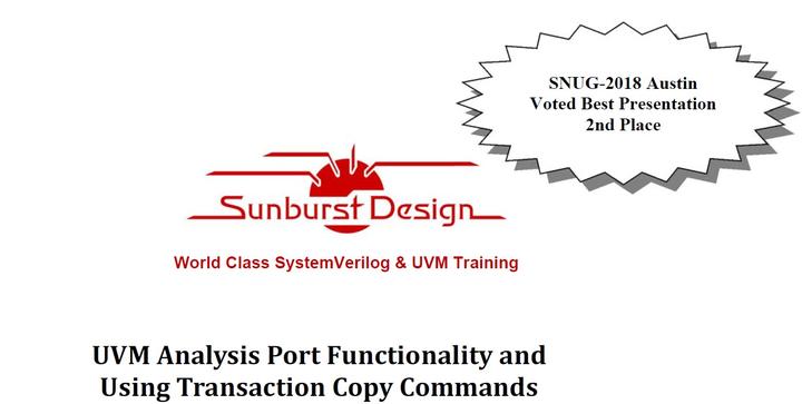 C.E.Cummings系列论文精选--深入研究UVM Analysis Port& TLM FIFO - 知乎
