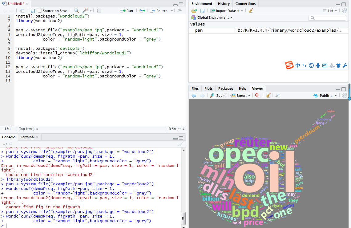 R学习整理笔记（四）——用wordcloud2包生成文字云 - 知乎