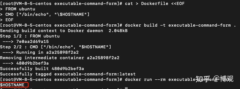 使用exec模式与shell模式，执行ENTRYPOINT和CMD的区别 - 知乎