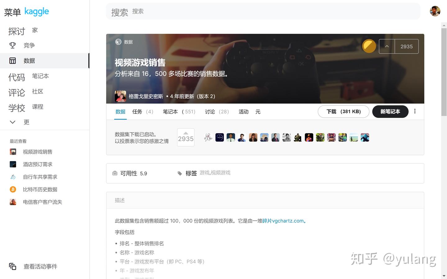 十个Kaggle项目带你入门数据分析 - 知乎