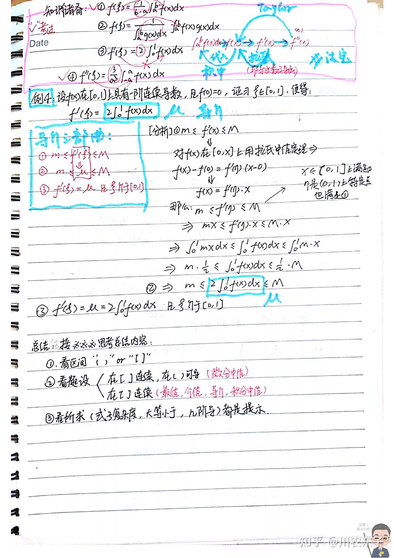 考研数学《高等数学》手写笔记 知乎 1541