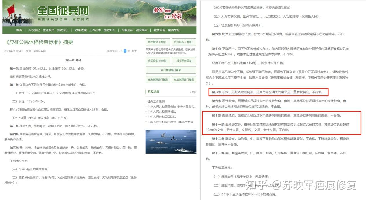 有文身和疤痕想当兵 接住这份疤痕修复指南 - 知乎