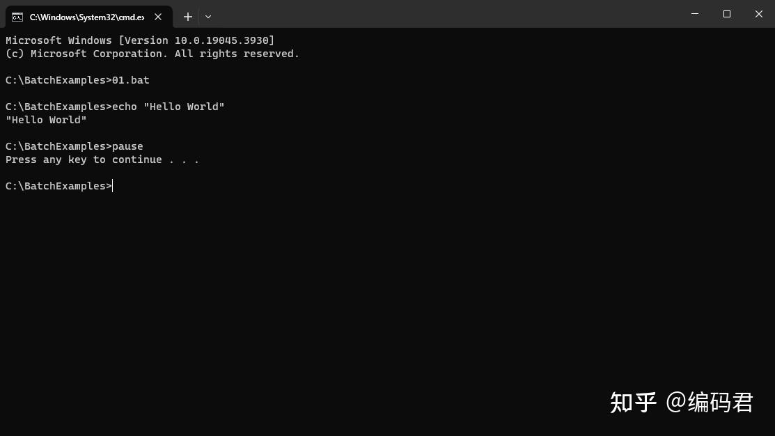 Batch File 基础 - 知乎