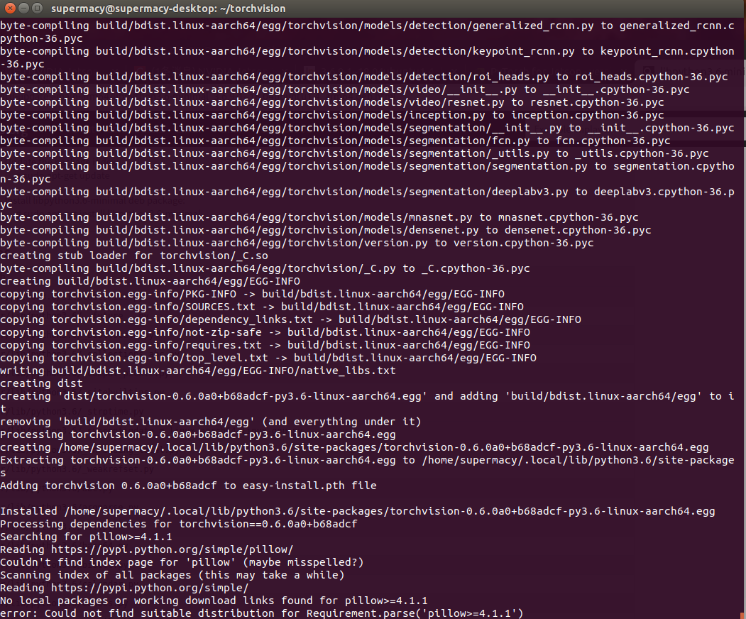 NVIDIA Jetson NX安装torchvision教程 - 知乎