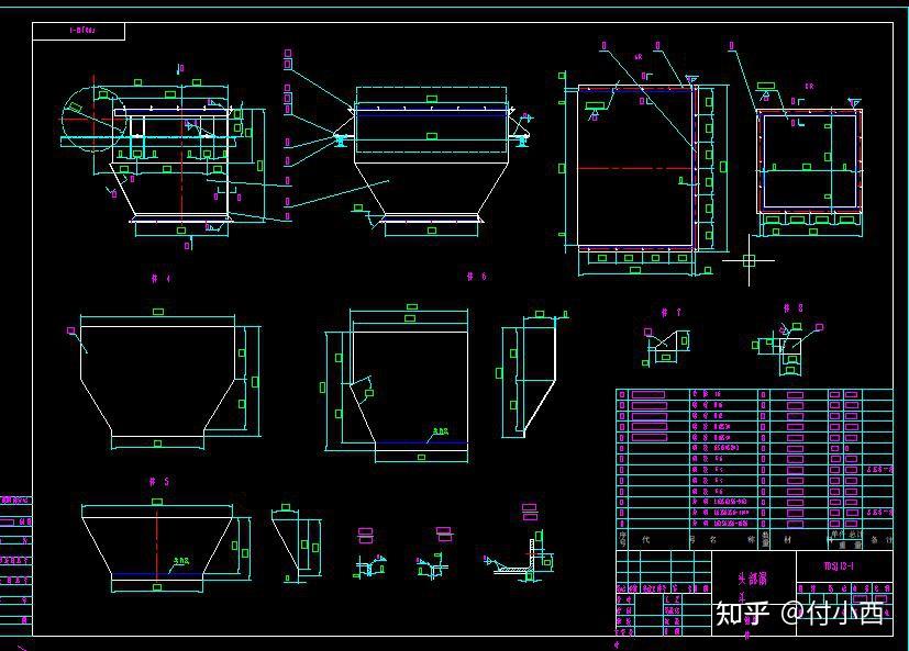 TD75型带式输送机全套图纸CAD版1:1带宽B500-B1400 - 知乎