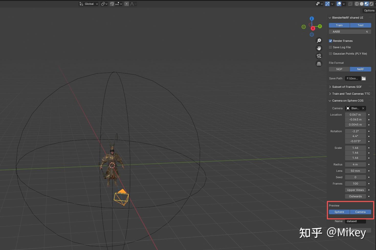 3DGS、NeRF合成数据集制作流程（NeRF Synthetic dataset) - 知乎