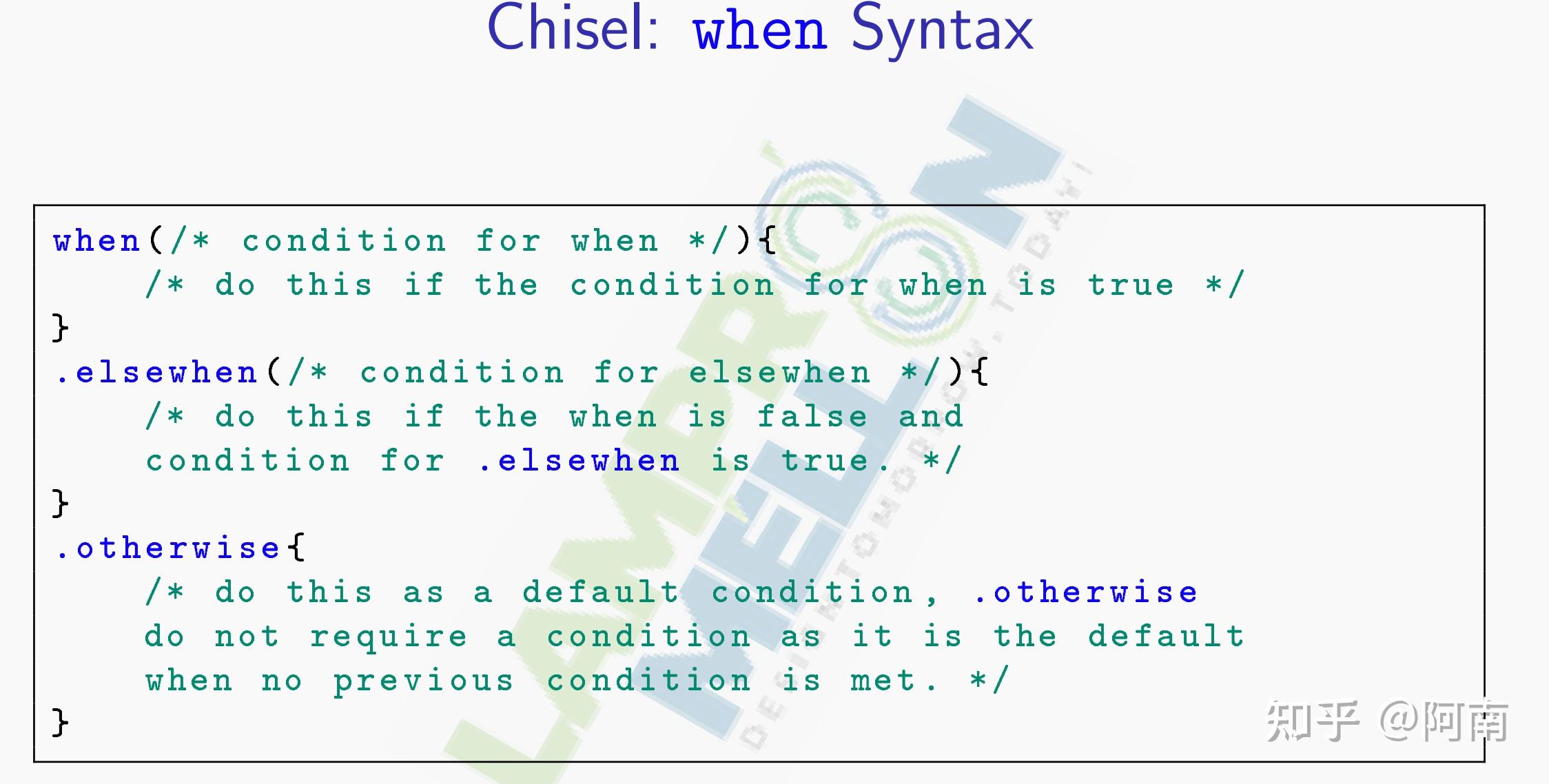 Chisel: Control Flow & Combinational Circuits - 知乎