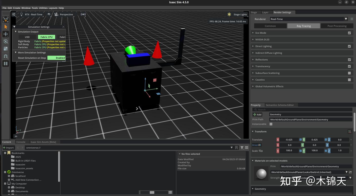 【Isaac Sim 4.5.0】Isaac Lab - Tutorials - Spawning prims into the scene - 知乎