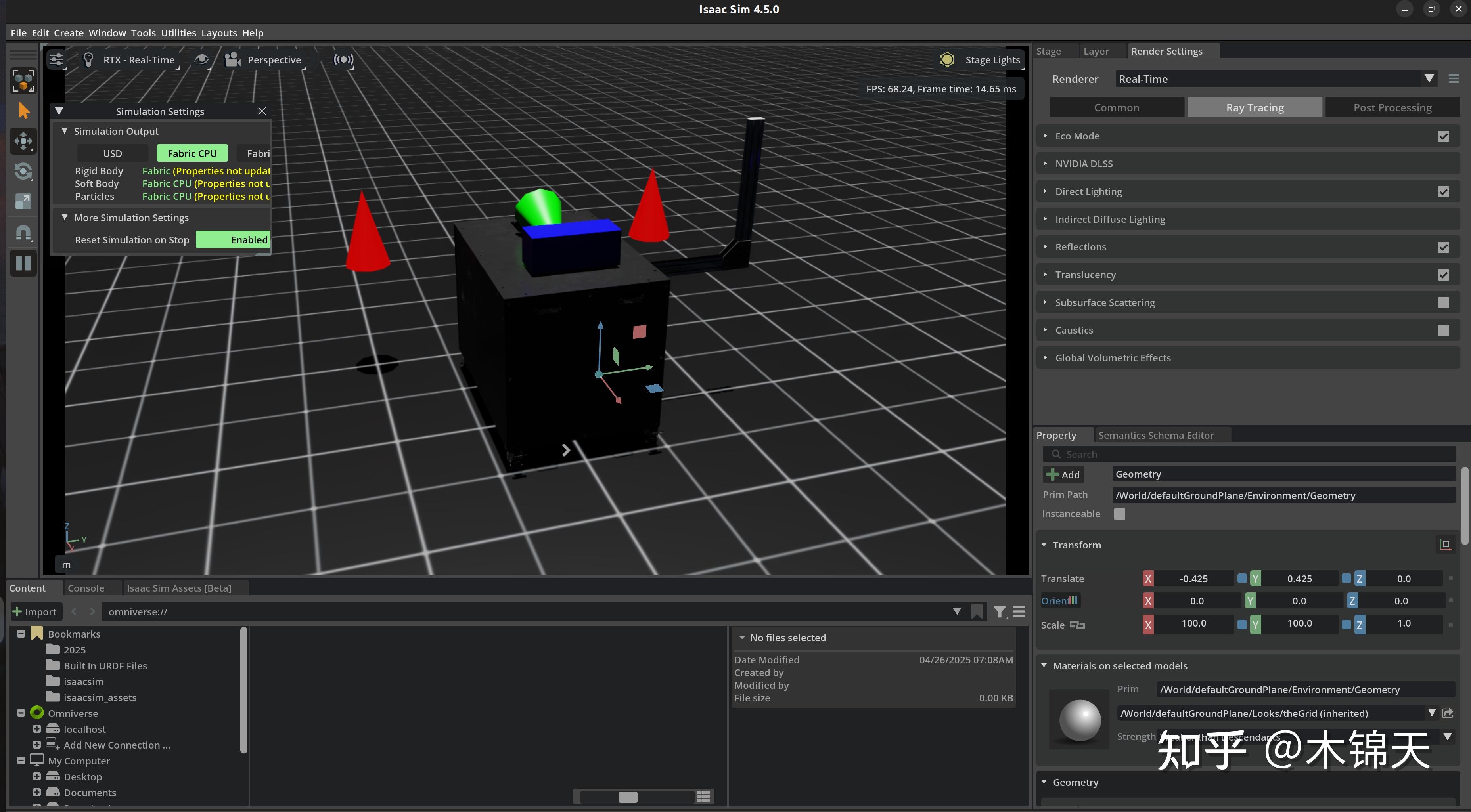 【Isaac Sim 4.5.0】Isaac Lab - Tutorials - Spawning prims into the scene - 知乎