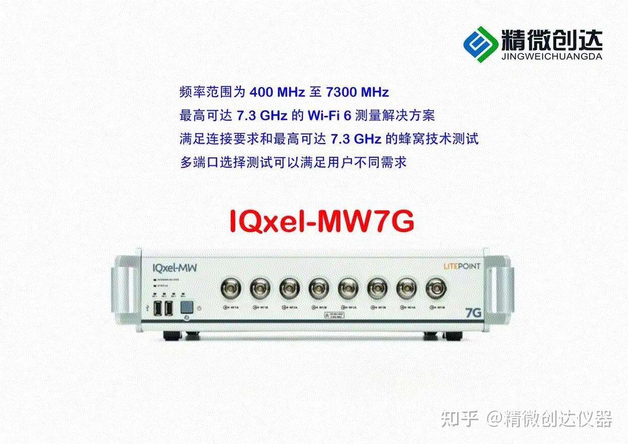 IQXEL-MW 7G 莱特波特IQXEL-MW 7G WiFi测试仪——重新定义无线测试的行业标杆 - 知乎