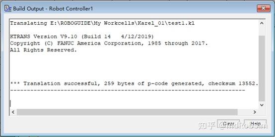 FANUC机器人KAREL语言编程：“Hello,world”用户信息输出 - 知乎