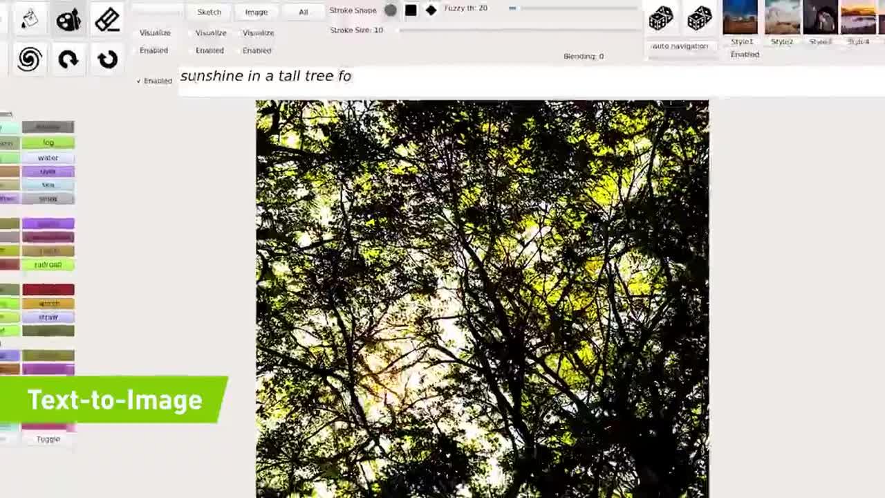 NVIDIA AI 绘画模型 GauGAN2 核心技术如何应用？ - 知乎