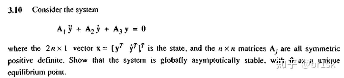 Solutions for Applied Nonlinear Control Chapter 3 Exercise. 应用非线性控制 课后答案 第三章（部分） - 知乎