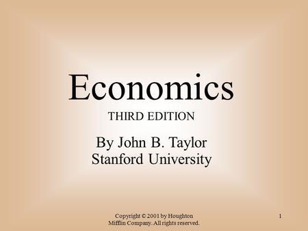 【特辑】美联储主席之争 - John B. Taylor "Professor" - 知乎
