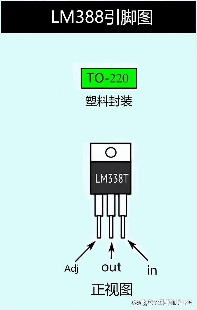 LM338 可调稳压电路+LM338 可调直流电源，引脚图+参数，帮你搞定 - 知乎