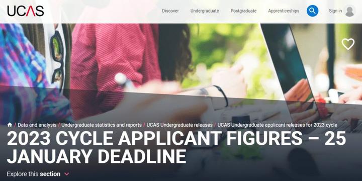 UCAS申请流程又变了！2023英本中国申请人数10年首跌，机会在24FALL？ - 知乎