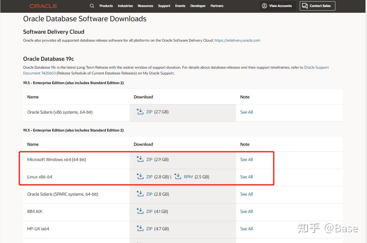 1、Oracle下载 - 知乎