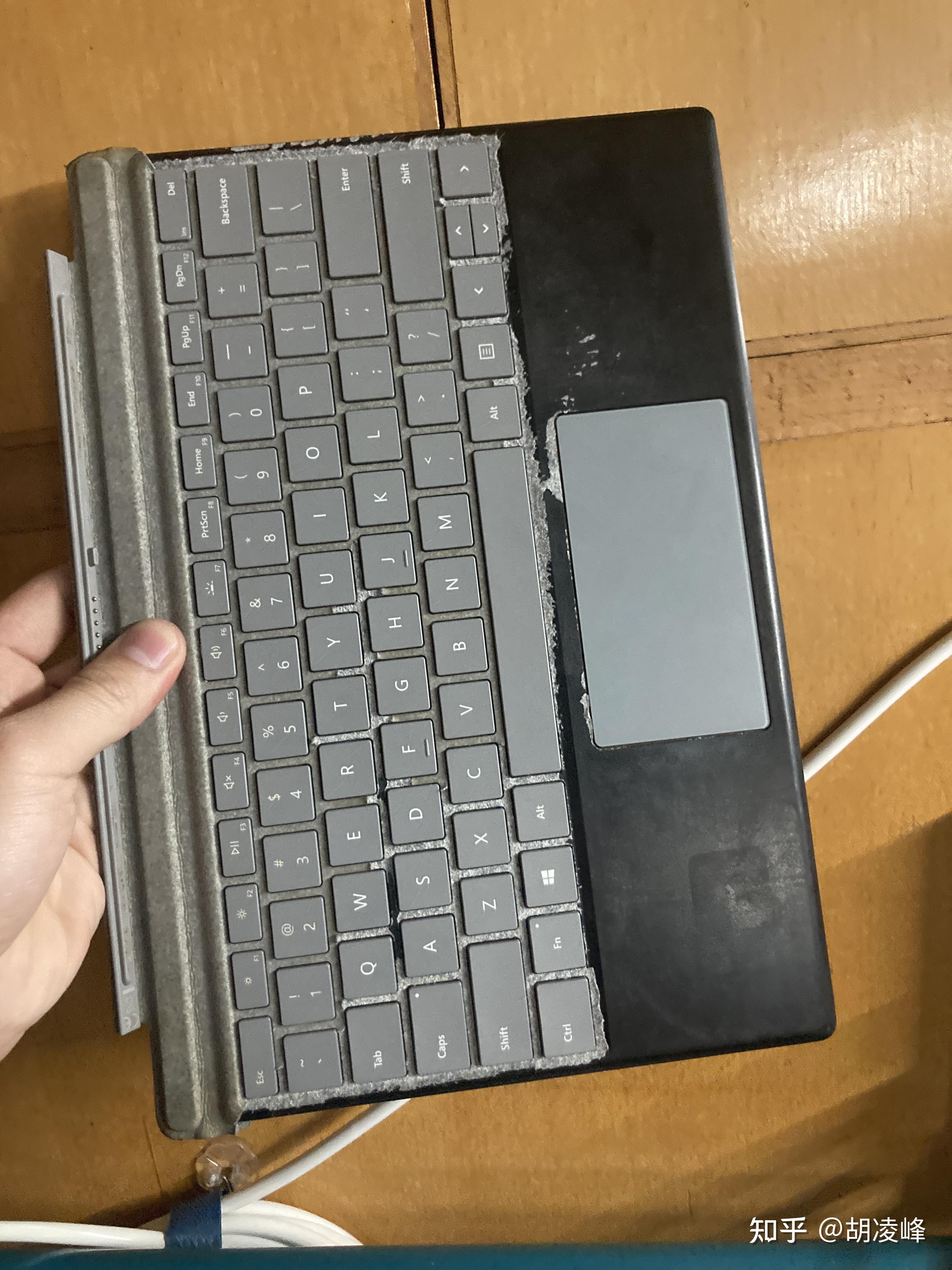Surface pro 键盘掉皮怎么补救？ - 知乎