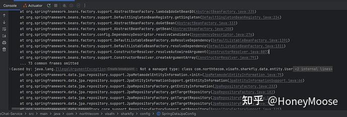 Spring 项目运行提示错误 Not a managed type - 知乎