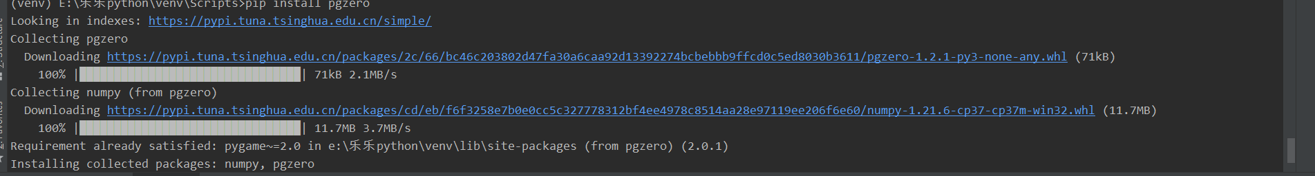 python 小学生编辑中pgzrun模块的安装之坑 - 知乎