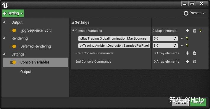 在UE4中使用电影渲染队列 —— Use Movie Render Queue in UE4 - 知乎