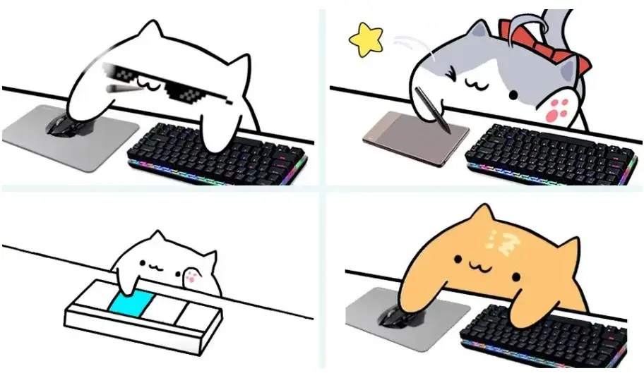 免费领取一只电脑桌宠BongoCat！带有超多有趣皮肤可选 - 知乎