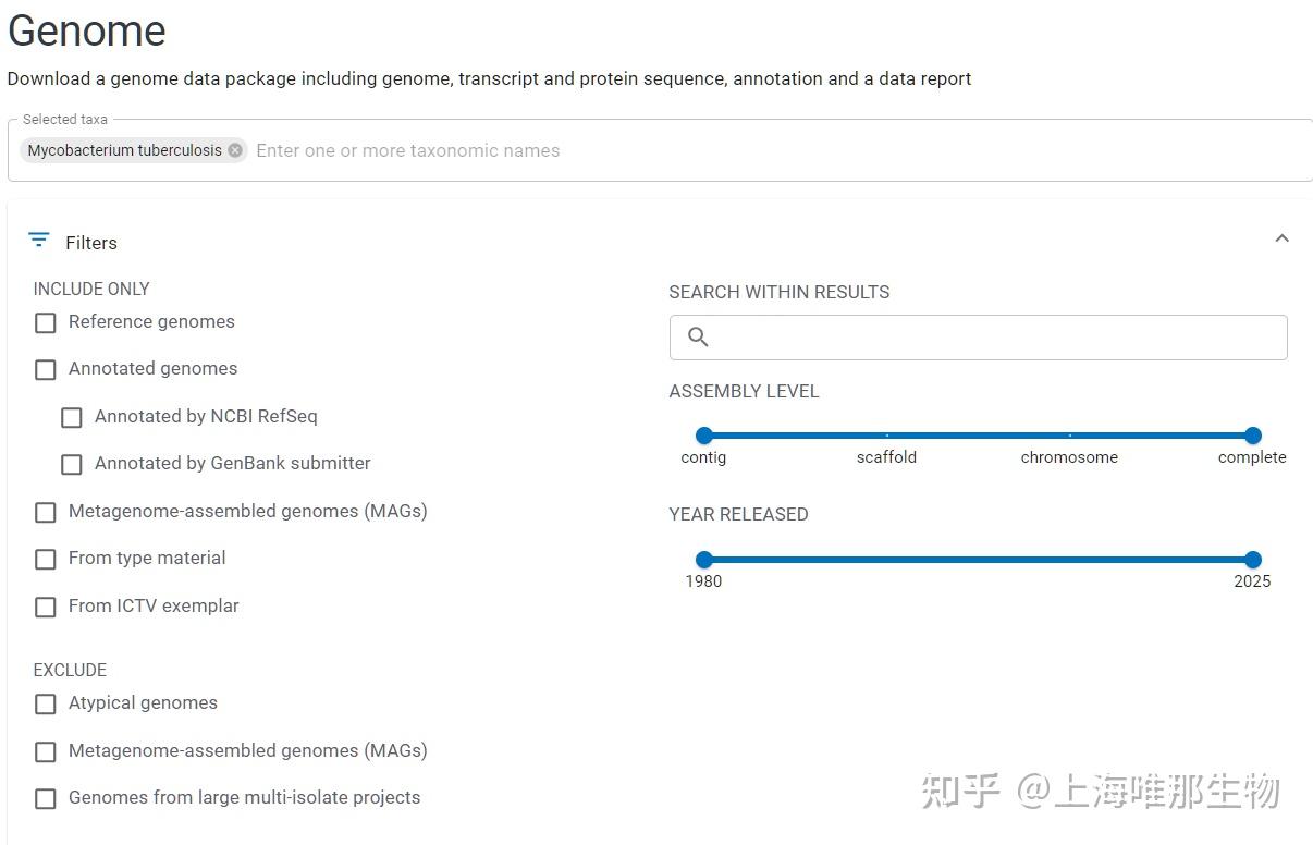 NCBI Assembly数据库使用指南：轻松下载组装基因组 - 知乎