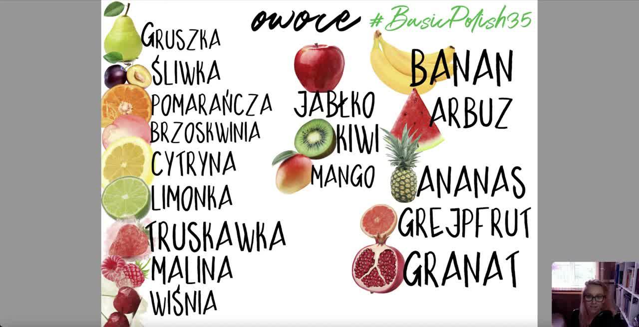波兰语语法：基础课程Lesson 36 owoce水果（属格与宾格的变化） - 知乎