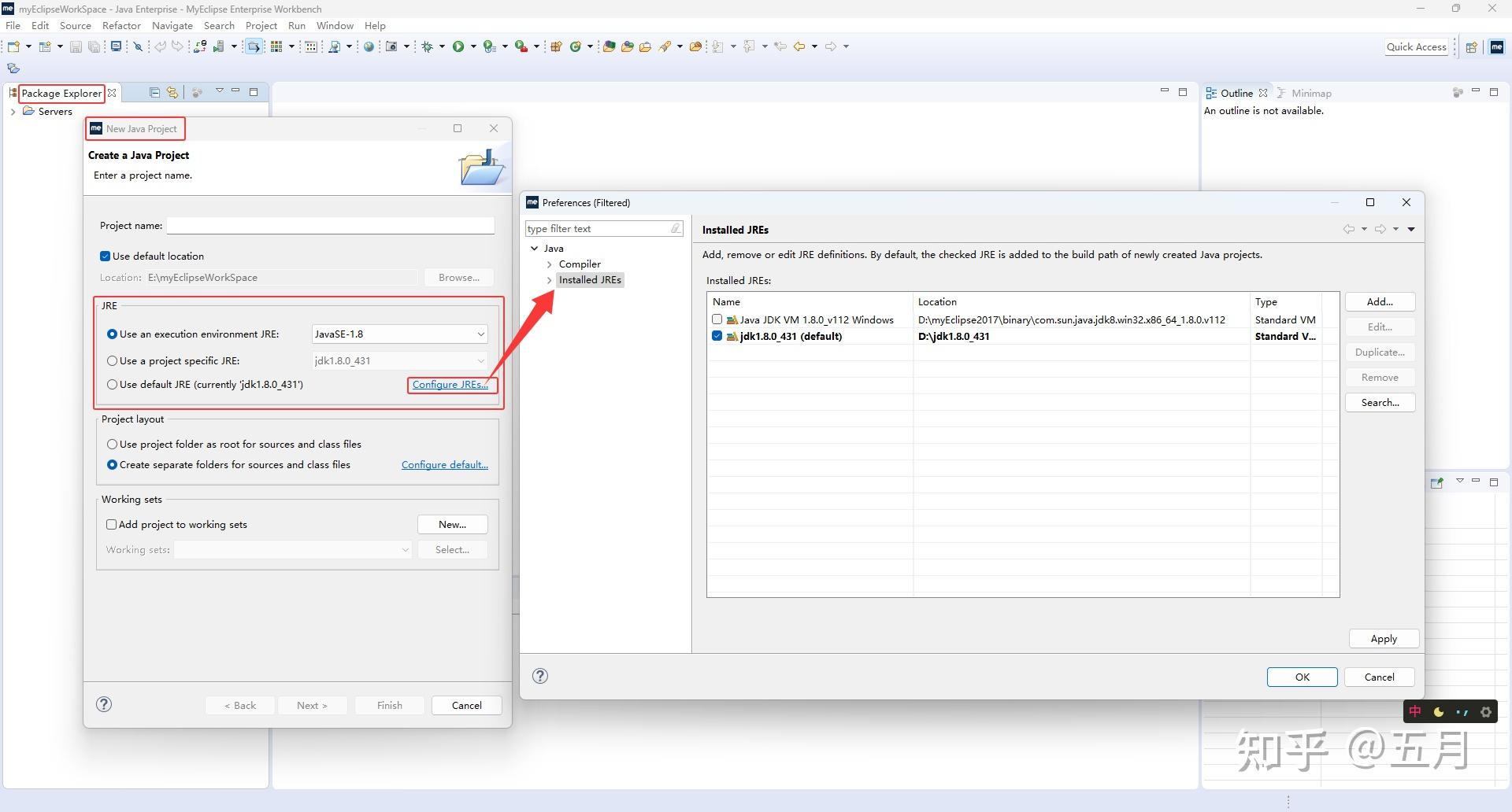 Java开发, 在myeclipse中配置jdk, 图文并茂超详细小白保姆级教程 - 知乎