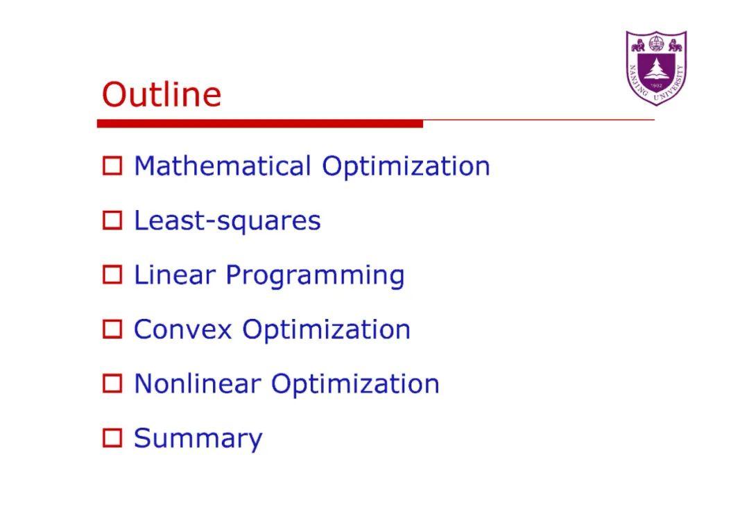 南大《优化方法 （Optimization Methods》课程，推荐！ - 知乎