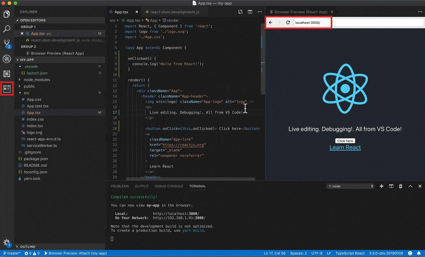Browser Preview: 把Chrome浏览器带入VS Code中 - 知乎