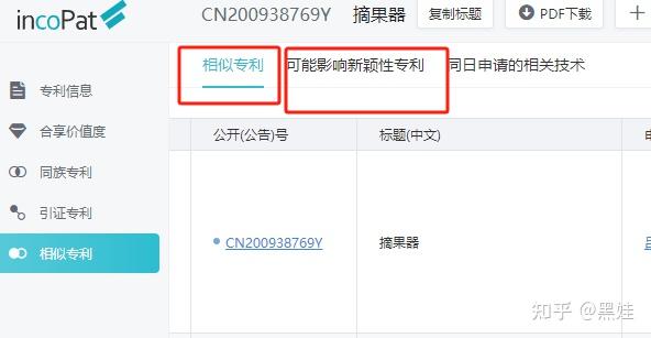 以一个检索练习迅速上手数据库（合享incopat）主要功能 - 知乎