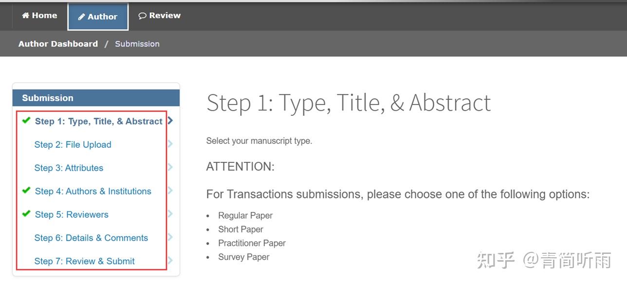IEEE TITS投稿流程指南 - 知乎