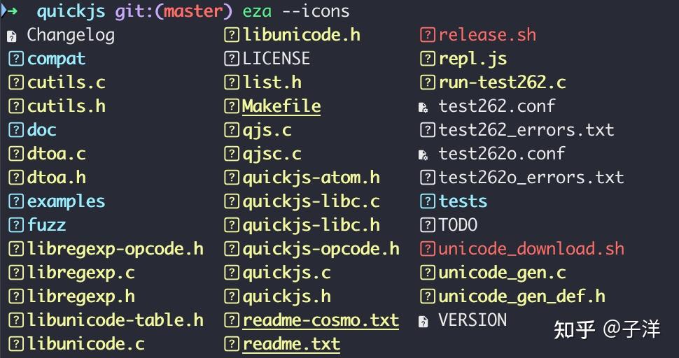 现代化 ls 命令替代工具：EZA - 知乎