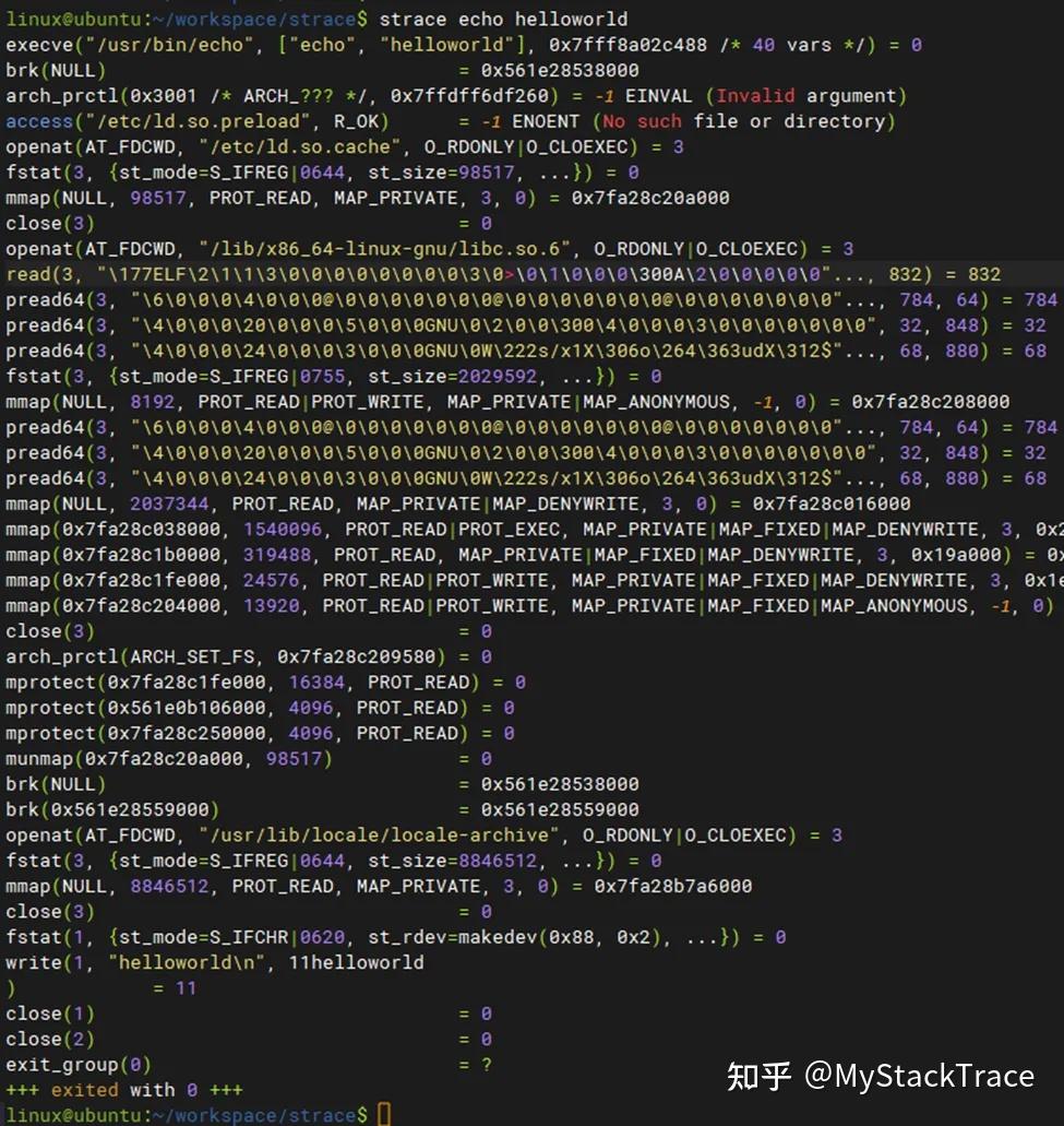 Linux 系统调用跟踪利器：strace - 知乎
