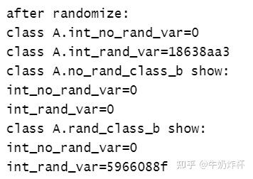 Systemverilog随机类与randomize - 知乎