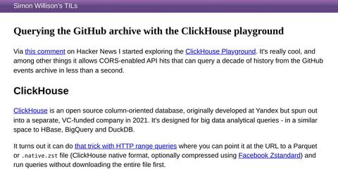 GitHub Events Query & Text2SQL QA - 知乎