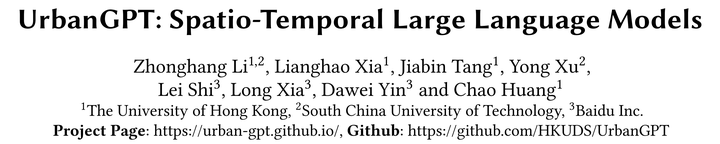 智慧城市大模型来啦！港大&百度推出UrbanGPT - 知乎